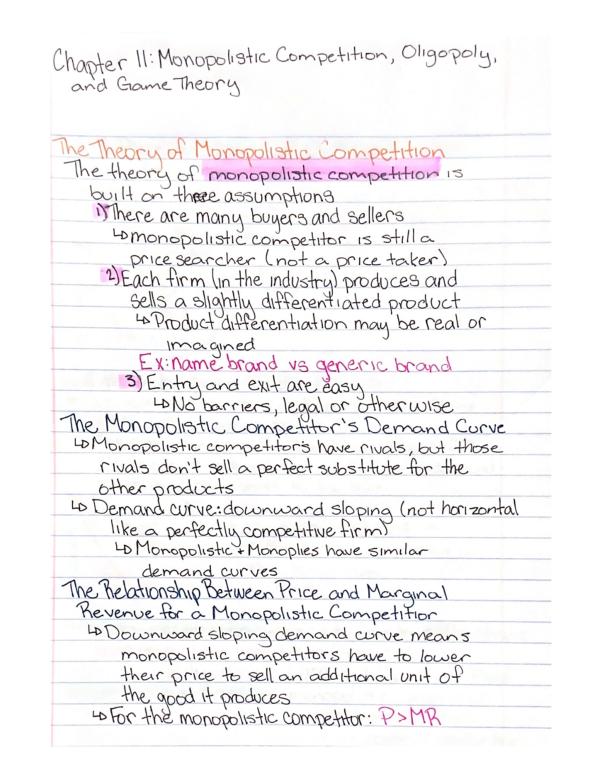 Econ Chapter 11 Notes - ECON 101 - Studocu