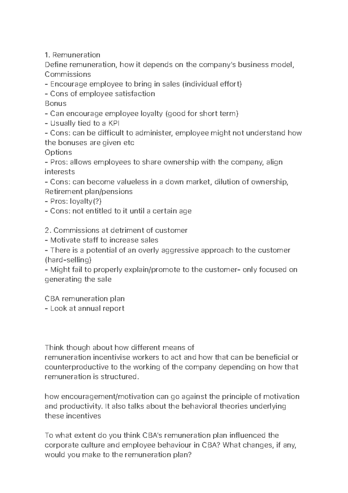 Accounting -Remuneration - Remuneration Define remuneration, how it ...