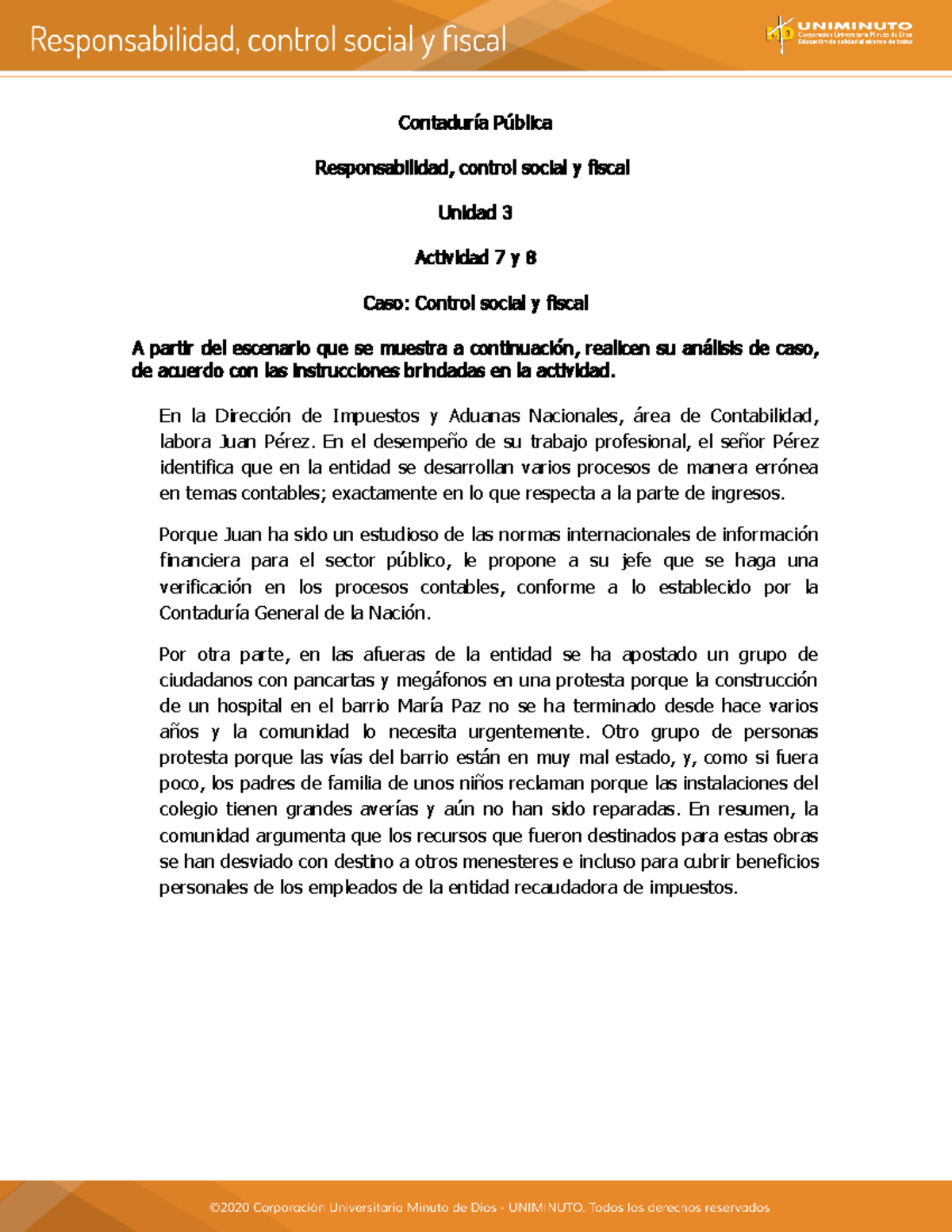 Uni3 act7 act8 cas con soc fis - Contaduría Pública Responsabilidad, control social y fiscal ...