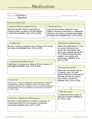 Active Learning Ondansetron NEW - ACTIVE LEARNING TEMPLATES TherapeuTic ...