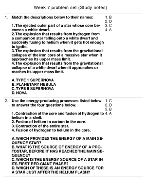 Week 1 problem set - Problem Sets Week 1 Study online at quizlet/_aedya Evaluate (10^23)/(10^12 ...