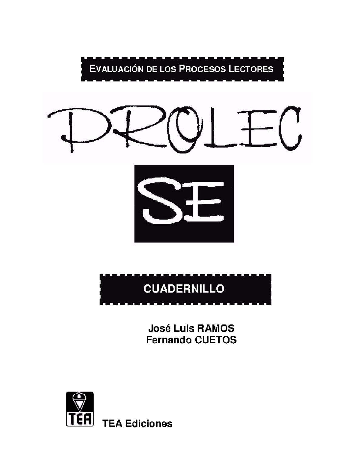 579586208 Prolec Se Cuadernillo 1 - José Luis RAMOS Fernando CUETOS TEA ...