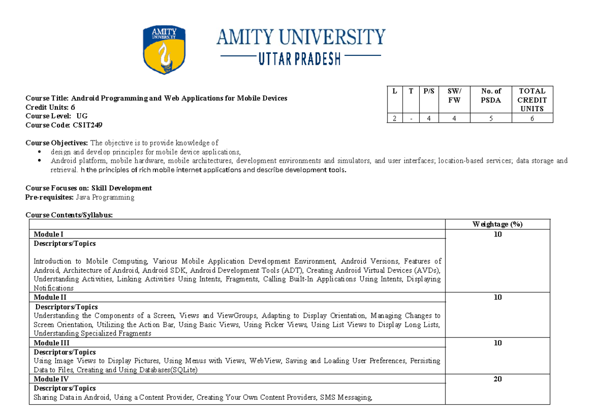 New Syllabus 830d9c75-124e-4b47-9072-301a72e7a9de - Course Title ...