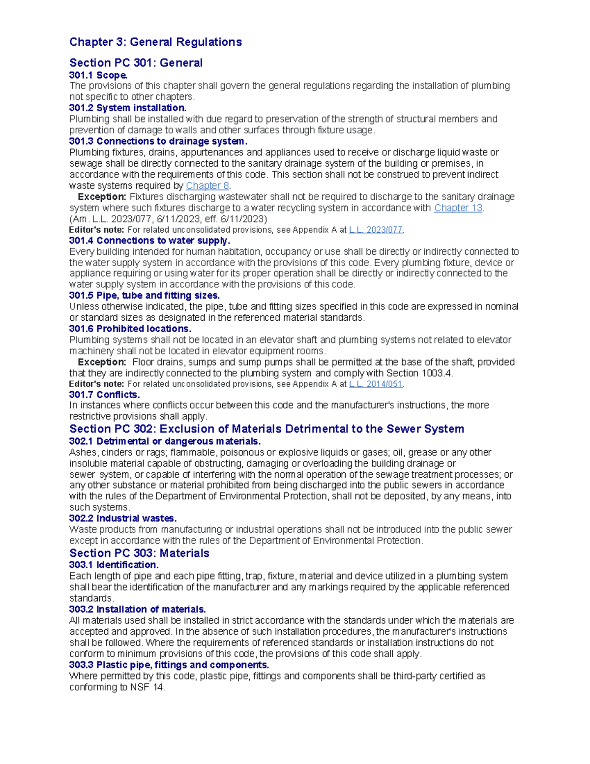 Chapter 3 - General Regulations - Chapter 3: General Regulations ...