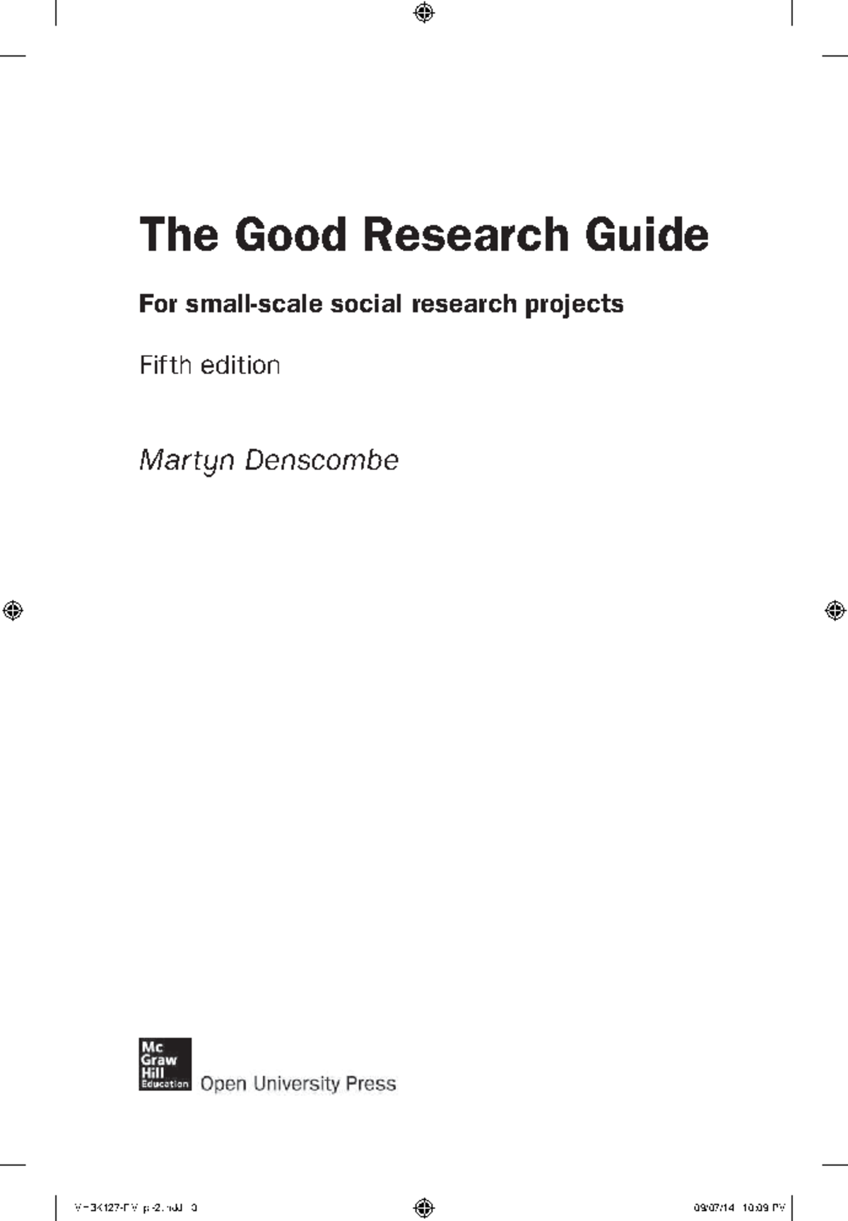 The Good Research Guide 5th edition - The Good Research Guide For small ...
