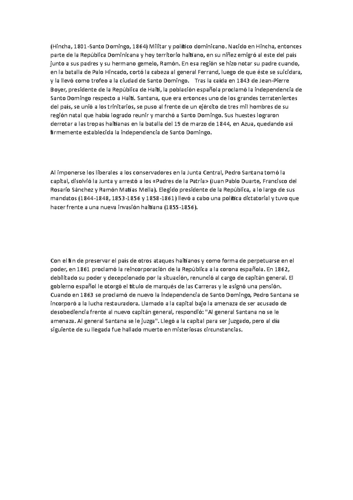 Pedro Santana - Esto es para que vayan entendiendo que en la vida no ...