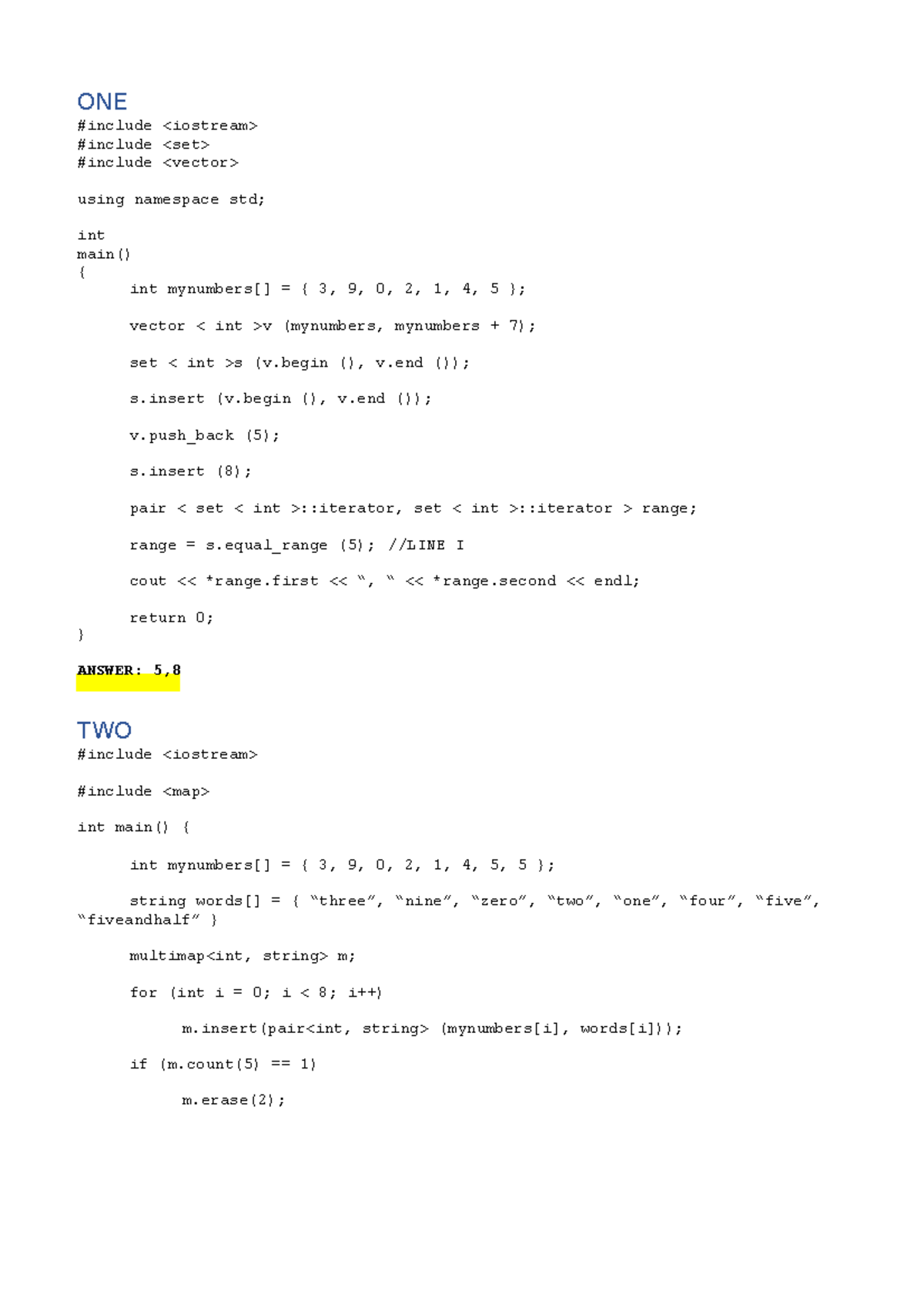 Physical Education - ONE #include #include #include using namespace std ...