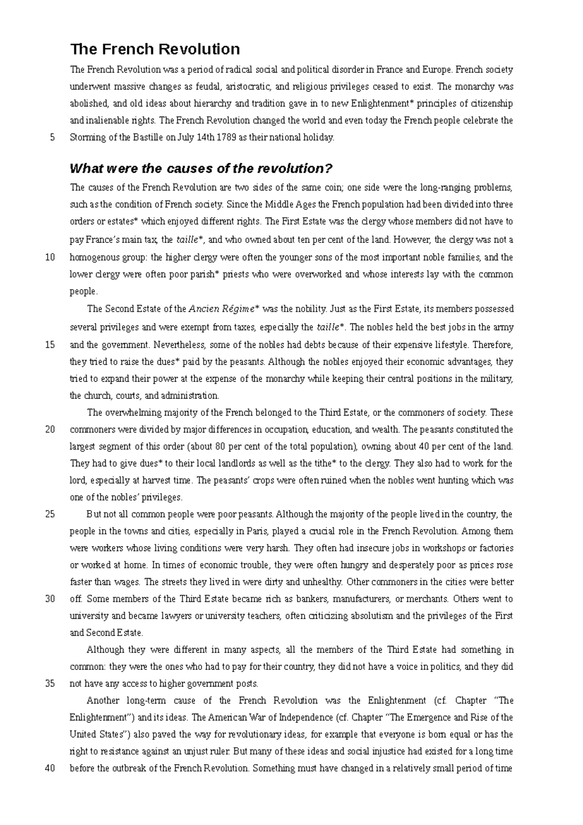 French Revolution - French society underwent massive changes as feudal ...