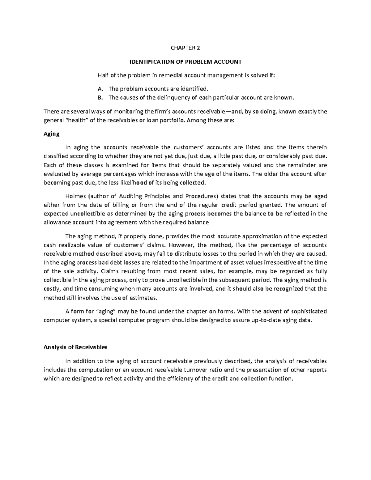 Chapter 2- Identification OF Problem Account - CHAPTER 2 IDENTIFICATION ...