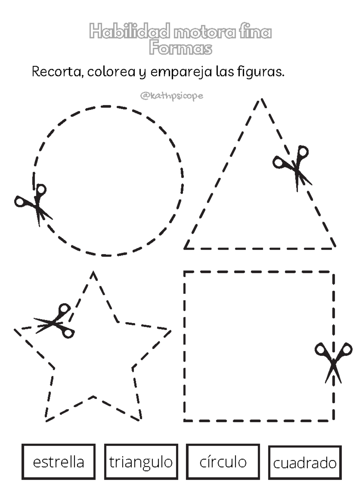 Figuras - Fichas pedagógicas - Diseño curricular - Habilidad motora ...