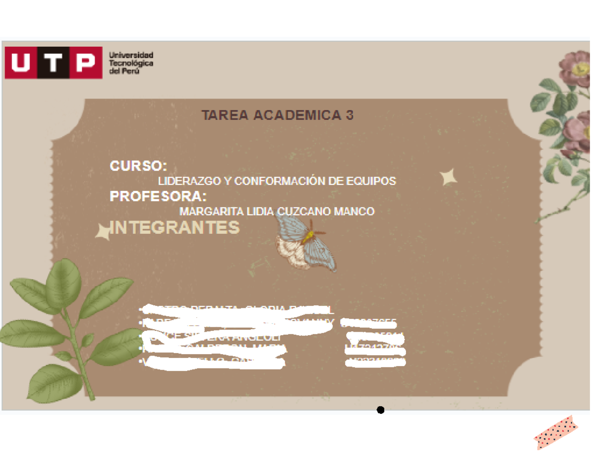 TA3 Liderazgo - El liderazgo emocional es la capacidad de orientar a ...