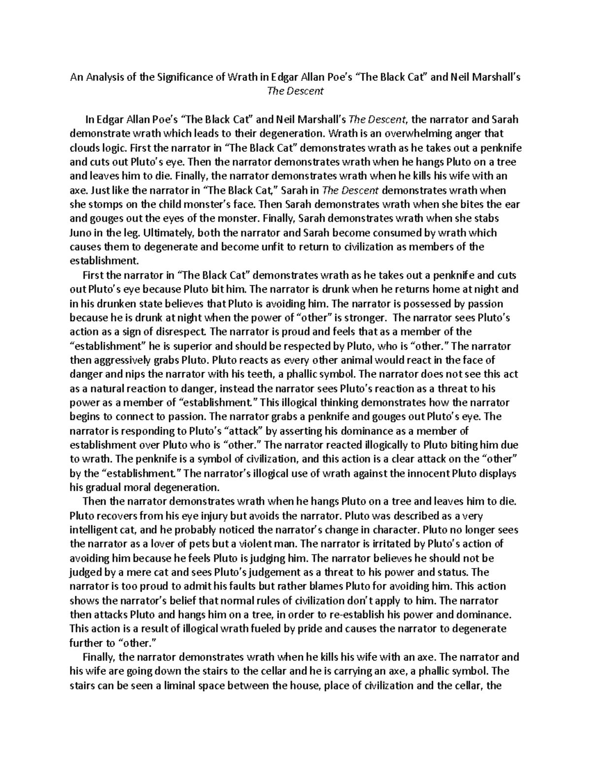 ENGL 1400 Essay 3 David - Assignment answers to assignment 3 - An ...