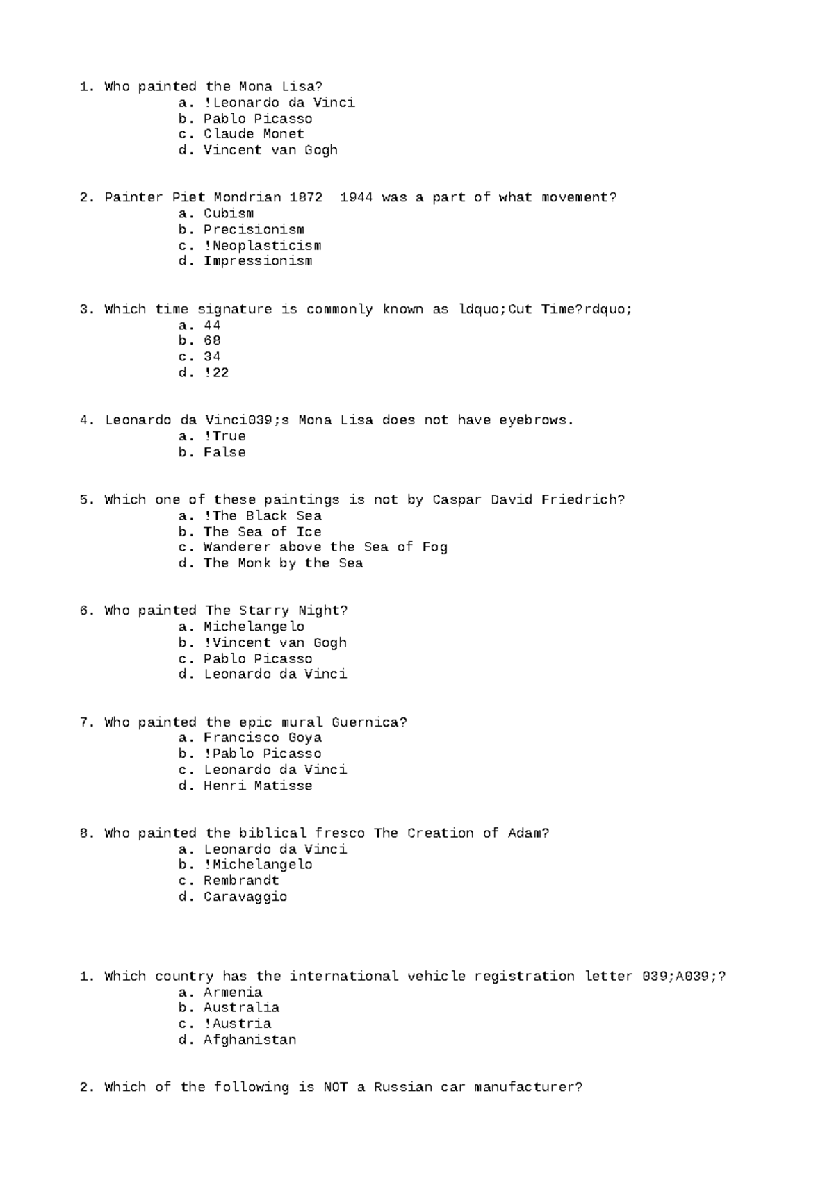 CS255 Cryptography Analysis Winter 2019 5 - Who painted the Mona Lisa ...