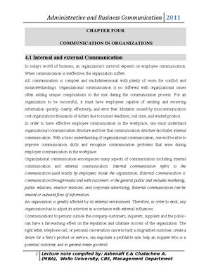Chapter 3 - Business Communication - Lecture Notes on Business ...
