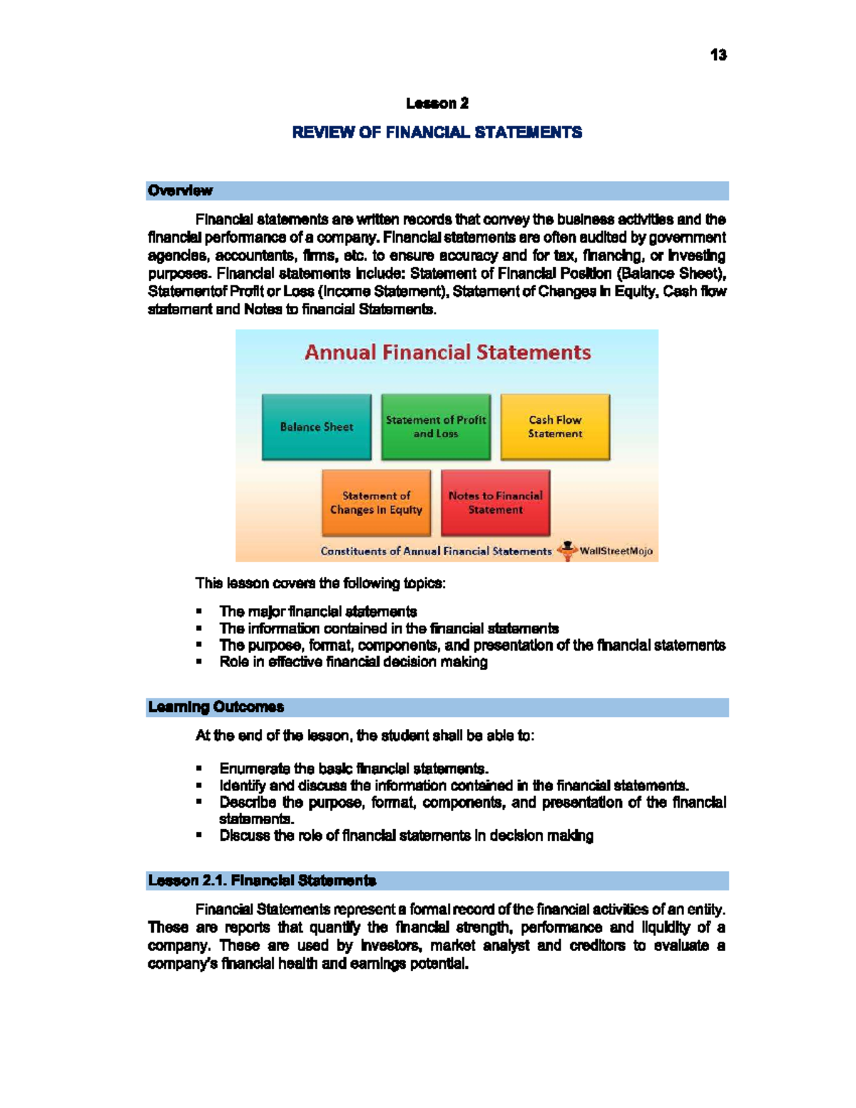 Chapter-2 Financial-Management Review-of-Financial-Statements ...