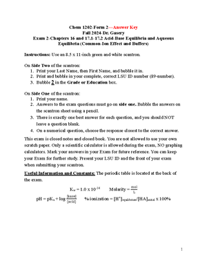 FA24 Final Exam Study Guide - CHEM 1212 Final Exam Study Guide Final ...