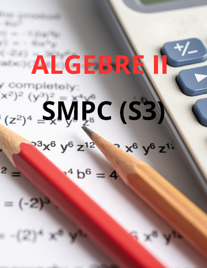 Algèbre 2 Resume - Comment trouver la somme et l’intersection de deux ...