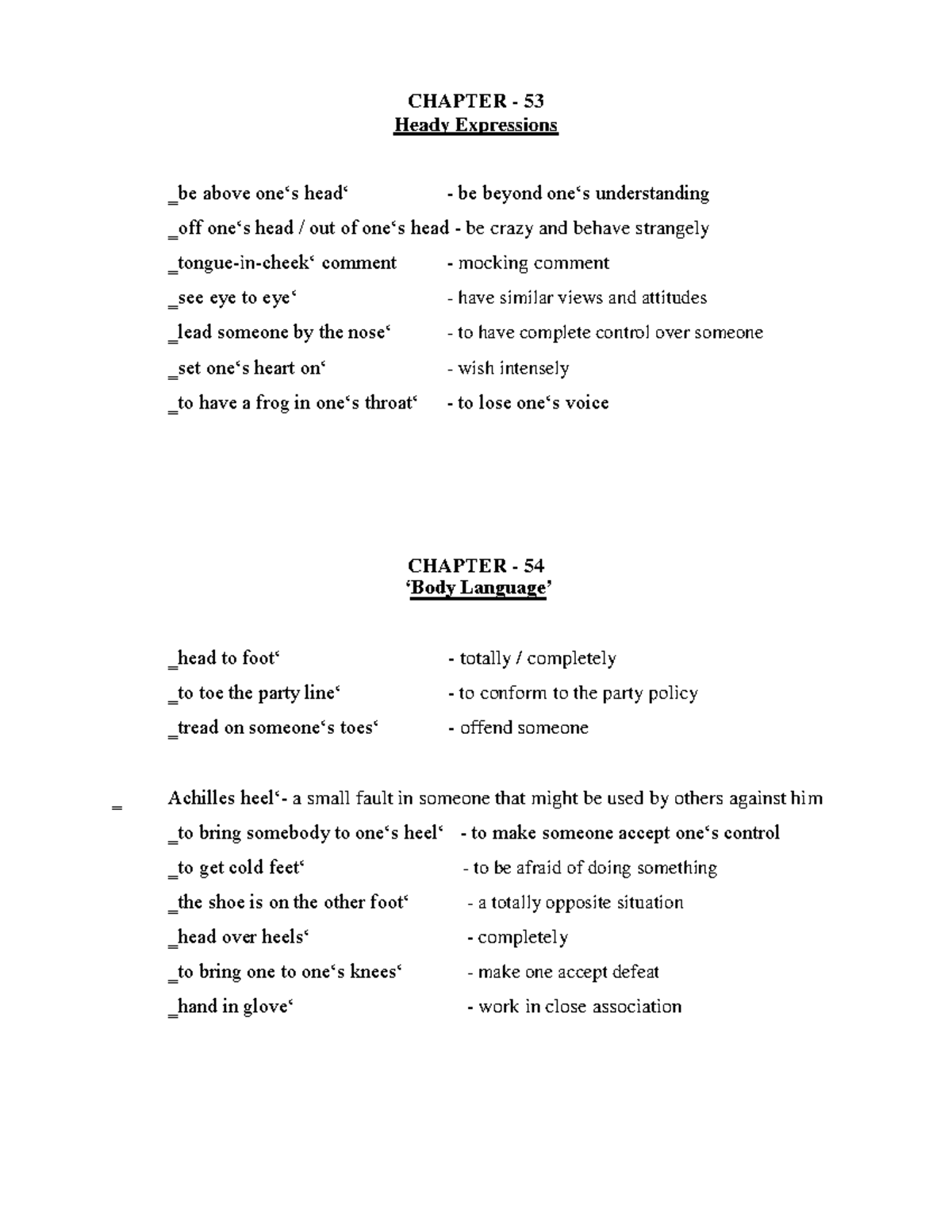 73512-9 - Fine Tune Your English,Revision notes - ####### CHAPTER - 53 ...