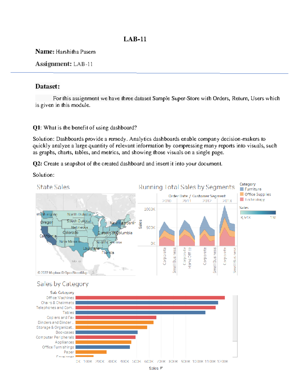 Assignment LAB 11 5709 - LAB-11 - LAB- Name: Harshitha Pasem Assignment: LAB- Dataset: For this ...