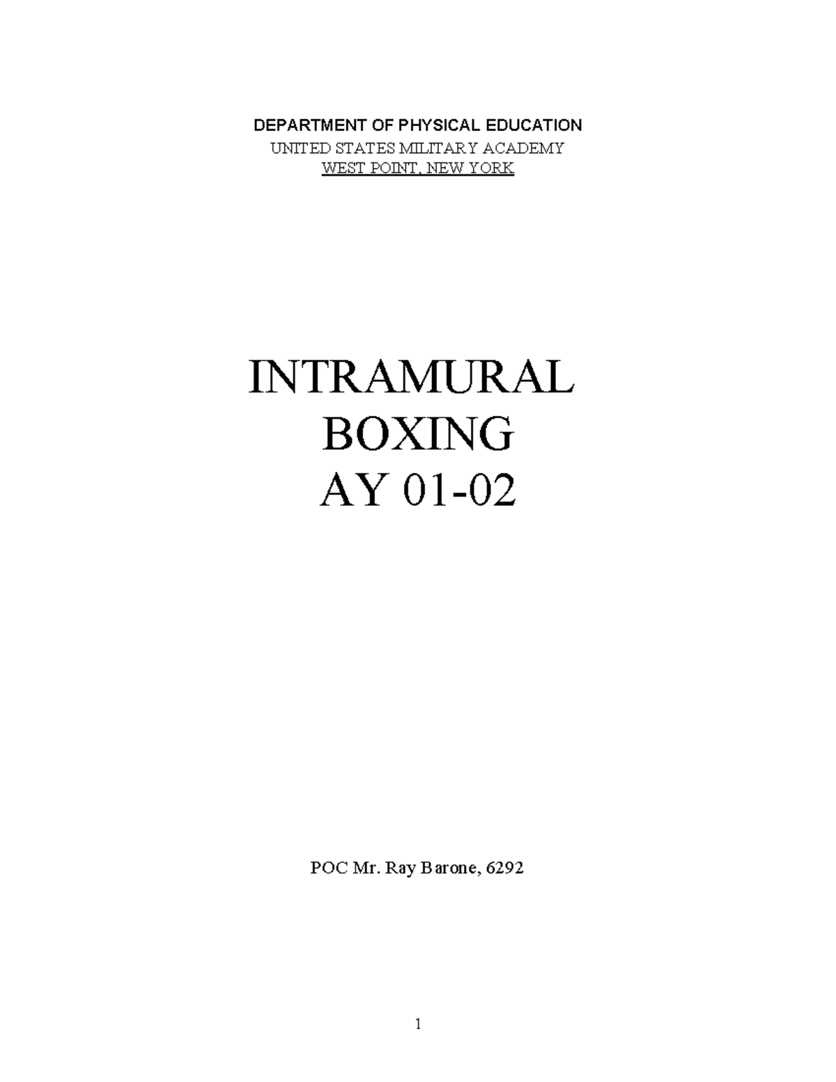 (E-Book - Martial Arts) Us Military Boxing - Trainers Manual ...