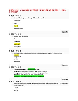 My week 5 knowledge check - NURS-6501N - Walden - Studocu