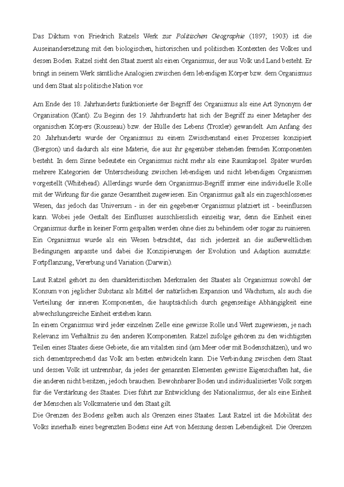 Friedrich Ratzel “Politische Geographie” (1. Auflage von 1897 und 2 ...