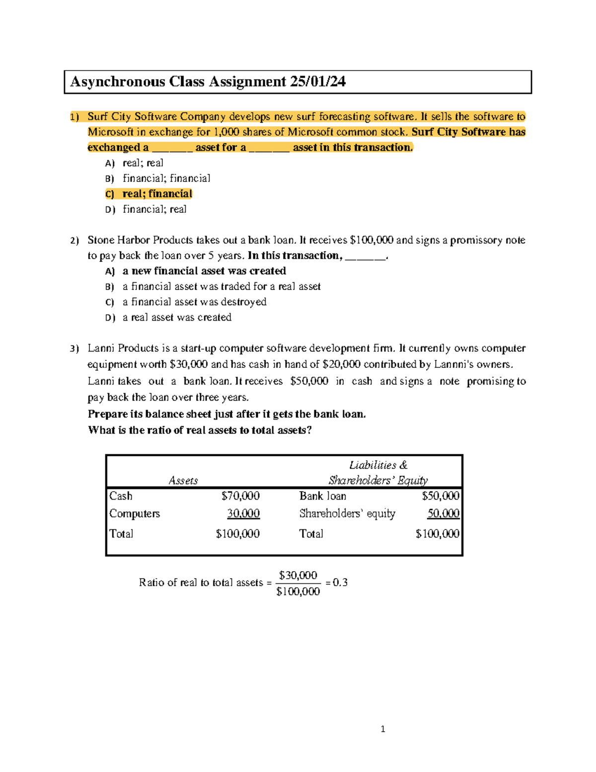 Asynchronous Class Assignment - It sells the software to Microsoft in ... Asynchronous Class Assignment - It sells the software to Microsoft in ...