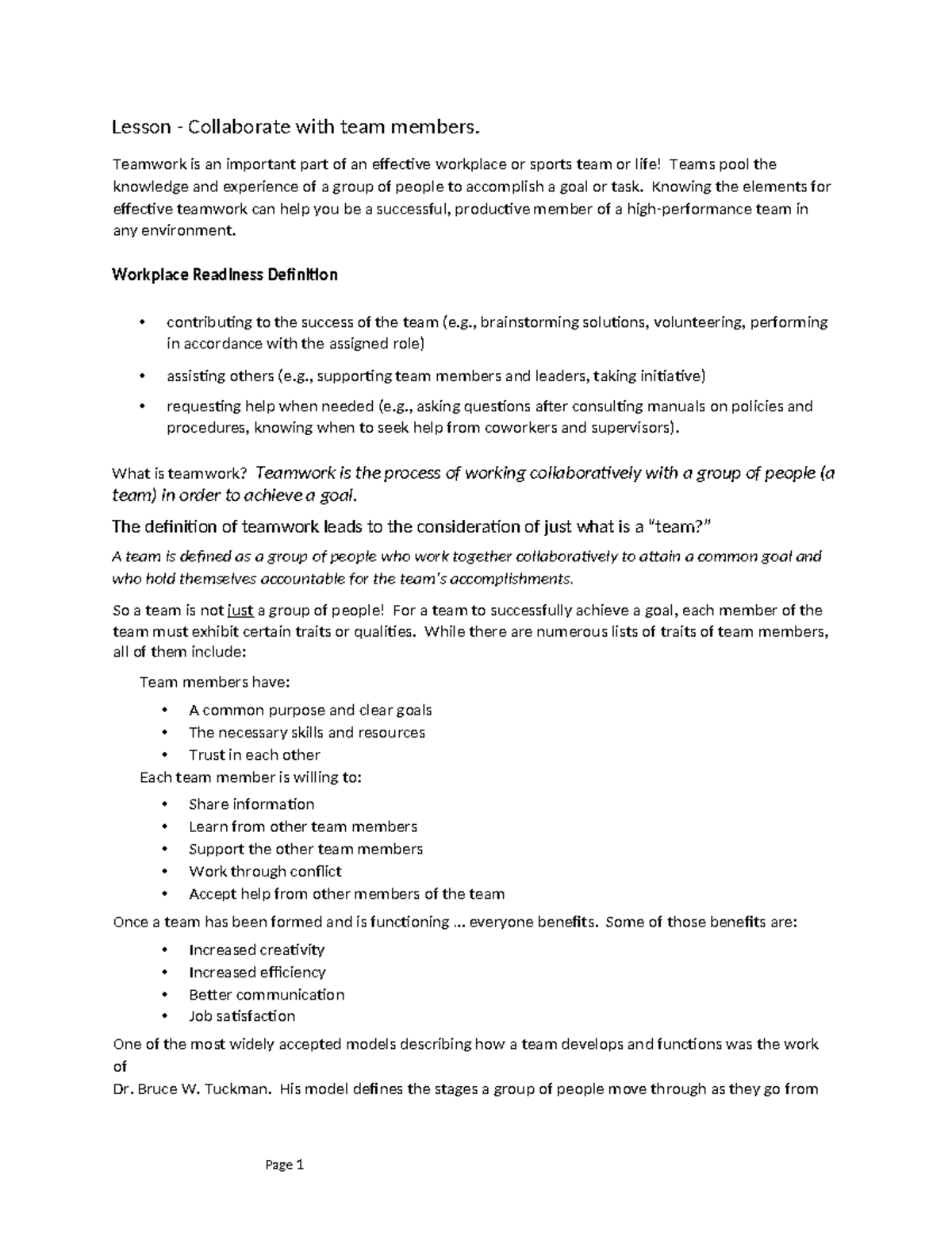 ECE2WRS10Collaboratewith Team Members Assignment - Lesson - Collaborate ...