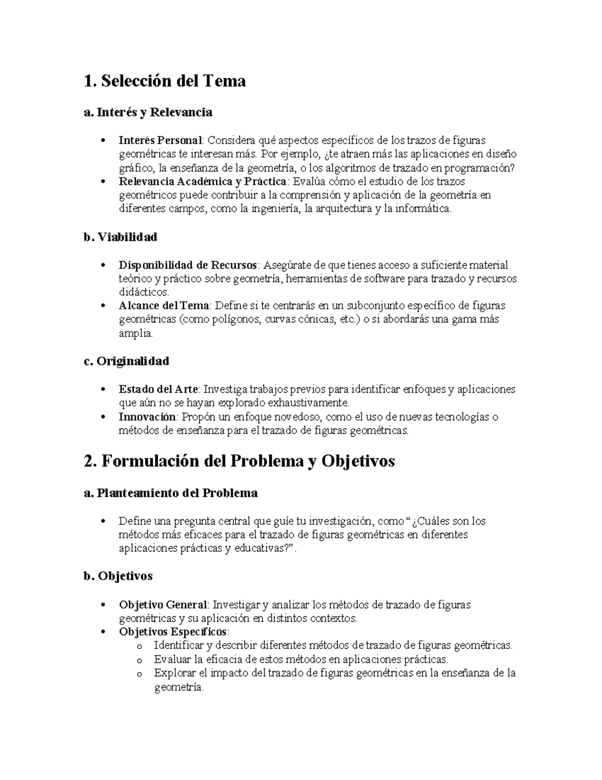 2 - dssdsd - 1. Selección del Tema a. Interés y Relevancia Interés ...