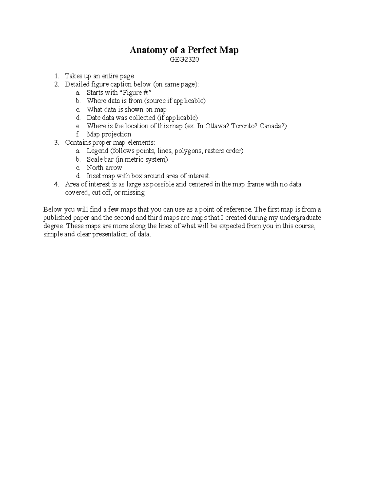 Anatomy of a Perfect Map - Anatomy of a Perfect Map GEG Takes up an ...