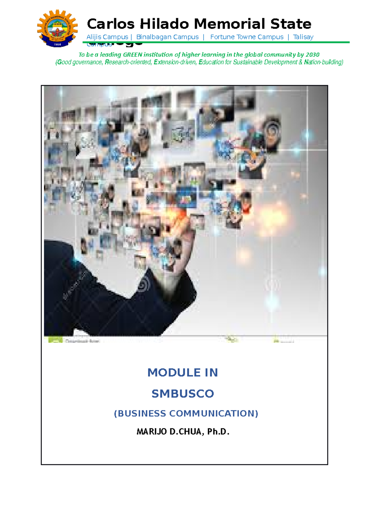 business communication Module 1, 2, 3 for second year - Carlos Hilado ...