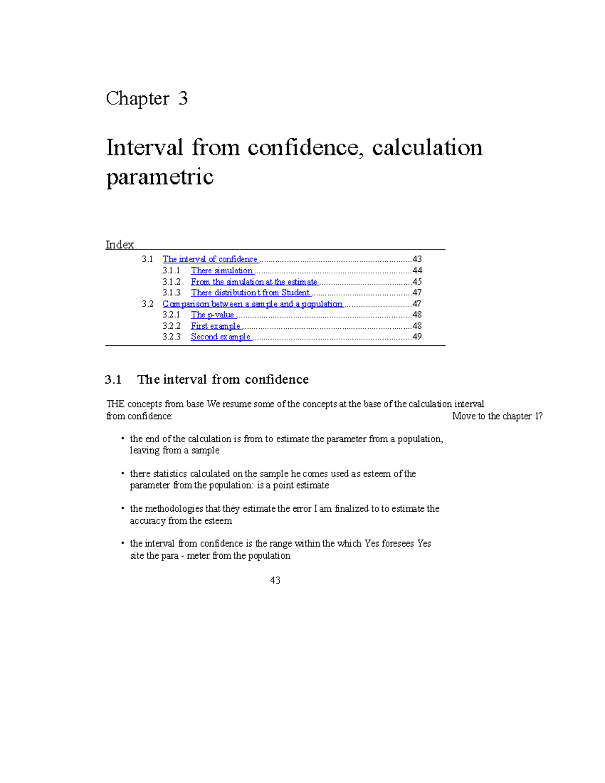 Statistical Data Analysis - Chapter 3 - Chapter 3 Interval from ...