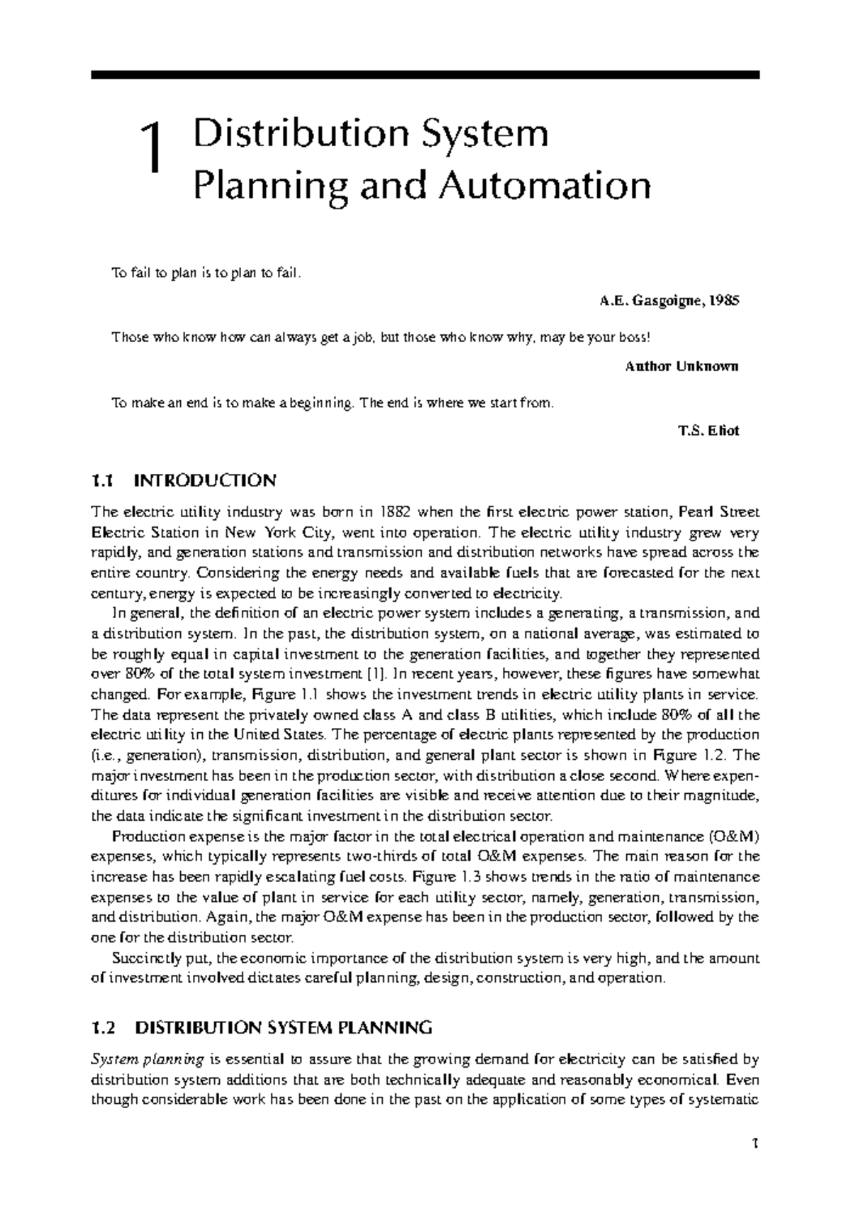 Bab 1 Distribution System Planning and Automation - 1 1 Distribution ...