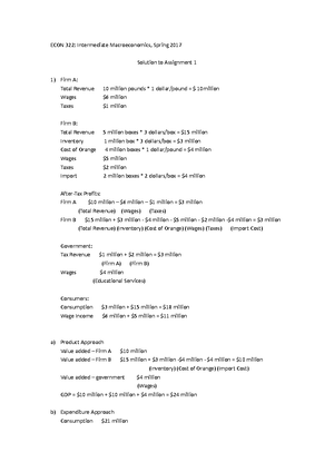 HW1 E322 - Bulent Guler - HW1 - Warning: TT: undefined function: 32 ECON 322: Intermediate - Studocu