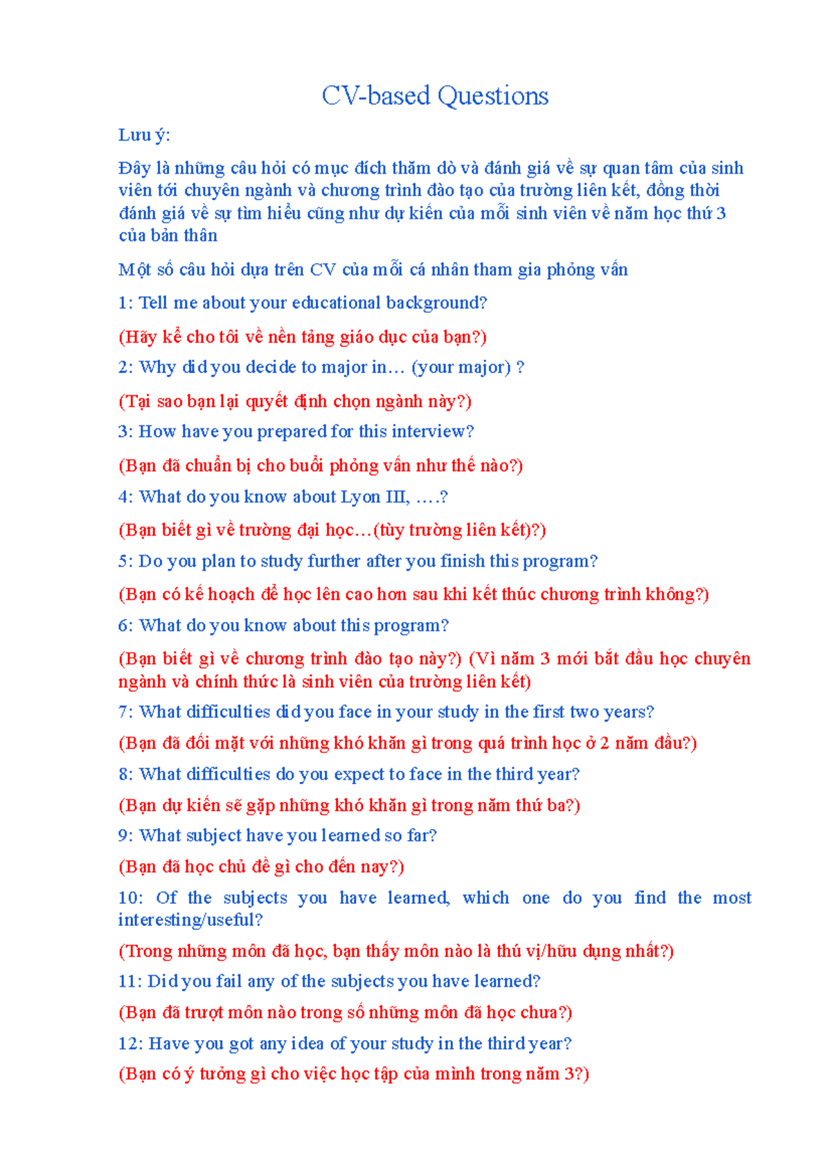 CV-based questions - eaaaaaaaaaaaaaaaaaaaaaaaaaaaa - CV-based Questions ...
