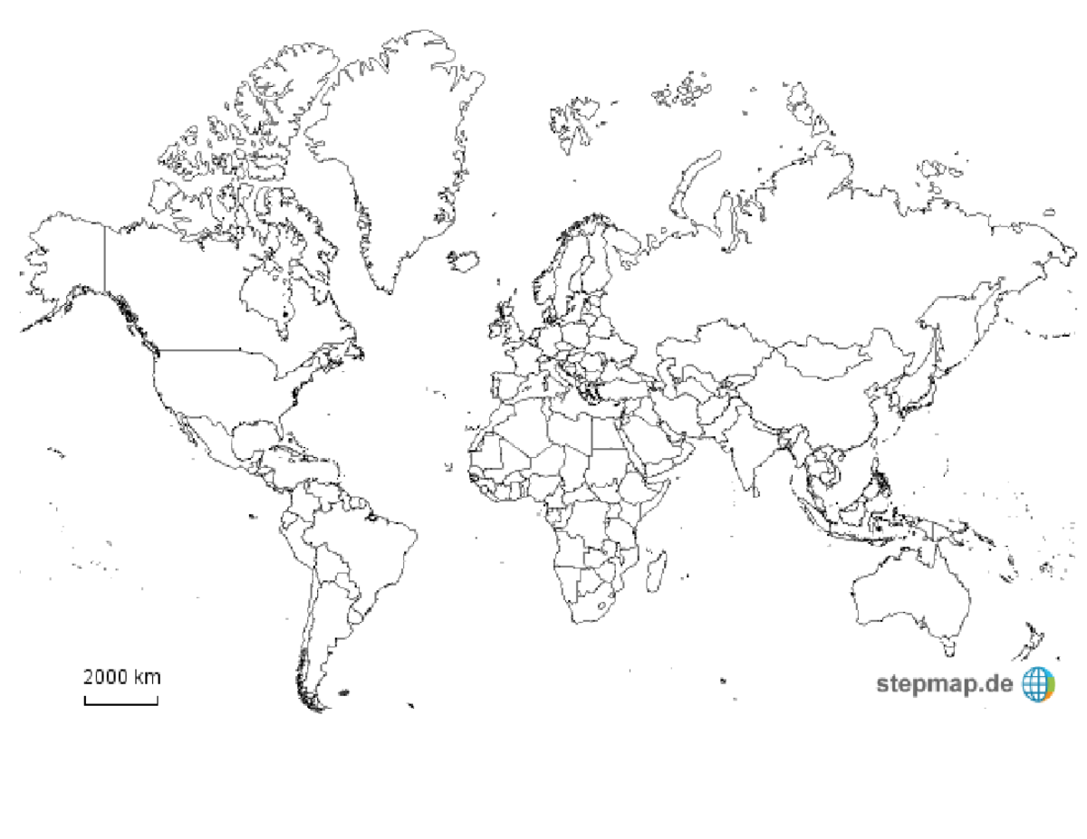 Mapa mundi - Geografía Política - separately separately - Studocu