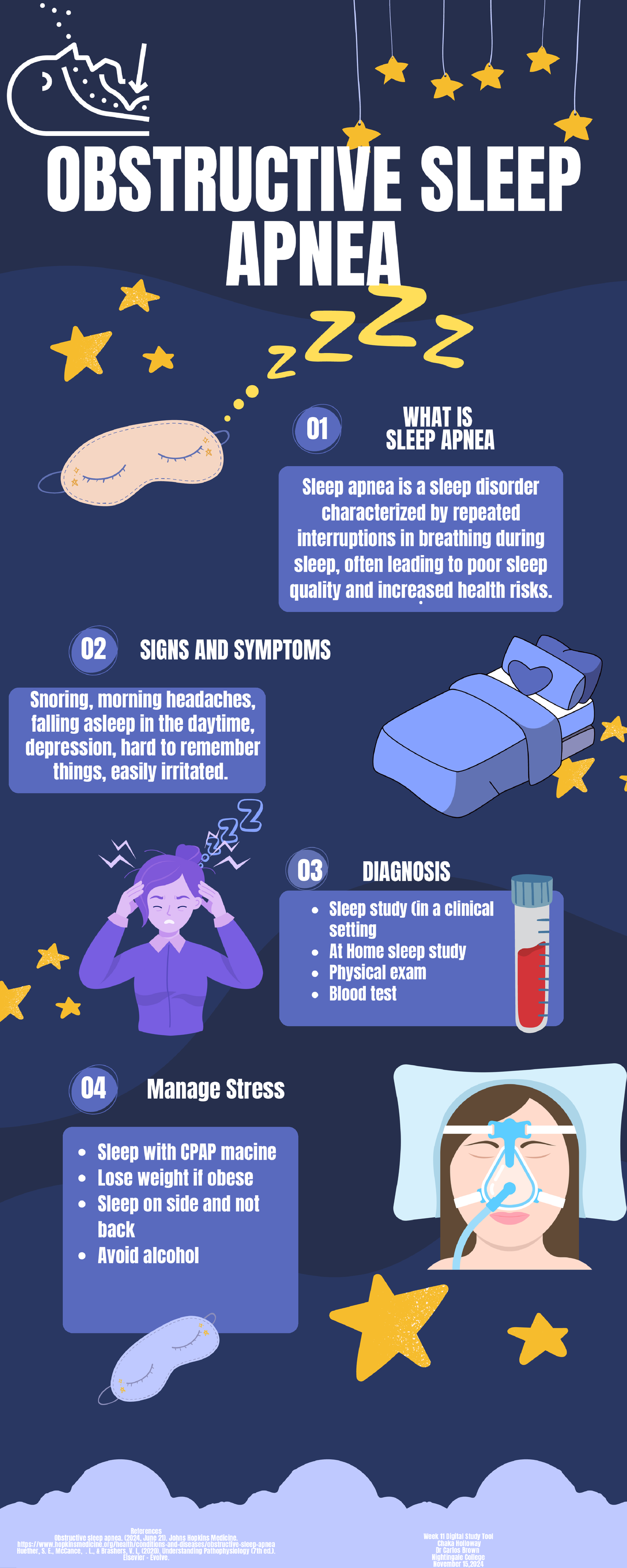 Week 11 digital study tool - OBSTRUCTIVE SLEEP APNEA Z 01 WHAT IS SLEEP APNEA Sleep apnea is a ...