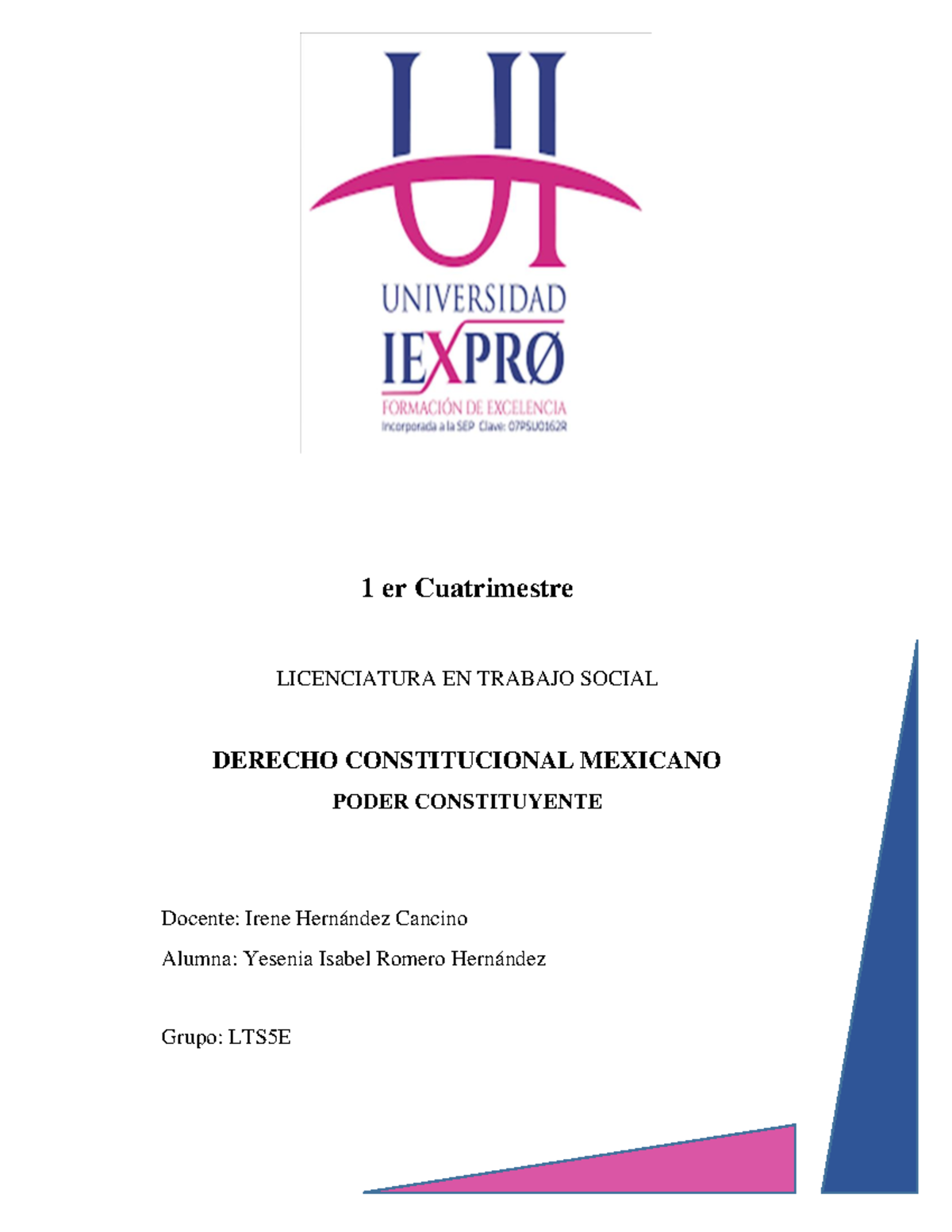 Resumen del Poder Constituyente - Warning: TT: undefined function: 32 1 er Cuatrimestre ...