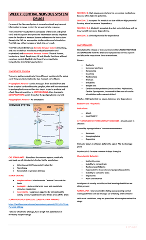 Module 4 - Lecture notes 1 - Module 4 Pharmacology- Study of drugs ...