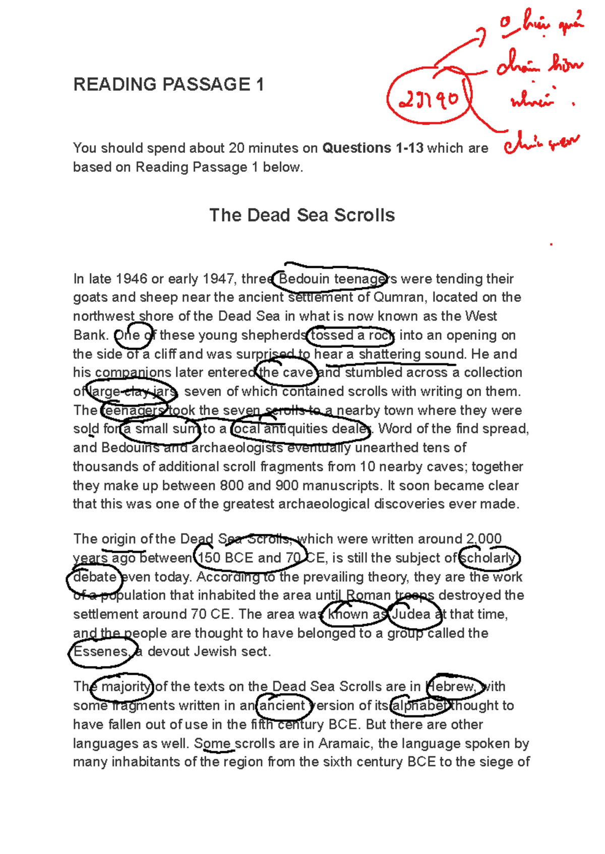 reading practising - READING PASSAGE 1 You should spend about 20 ...