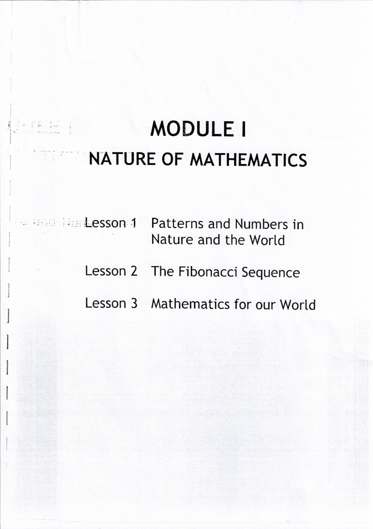 MMW - Module 1 - Computer Science - DMMMSU - Studocu