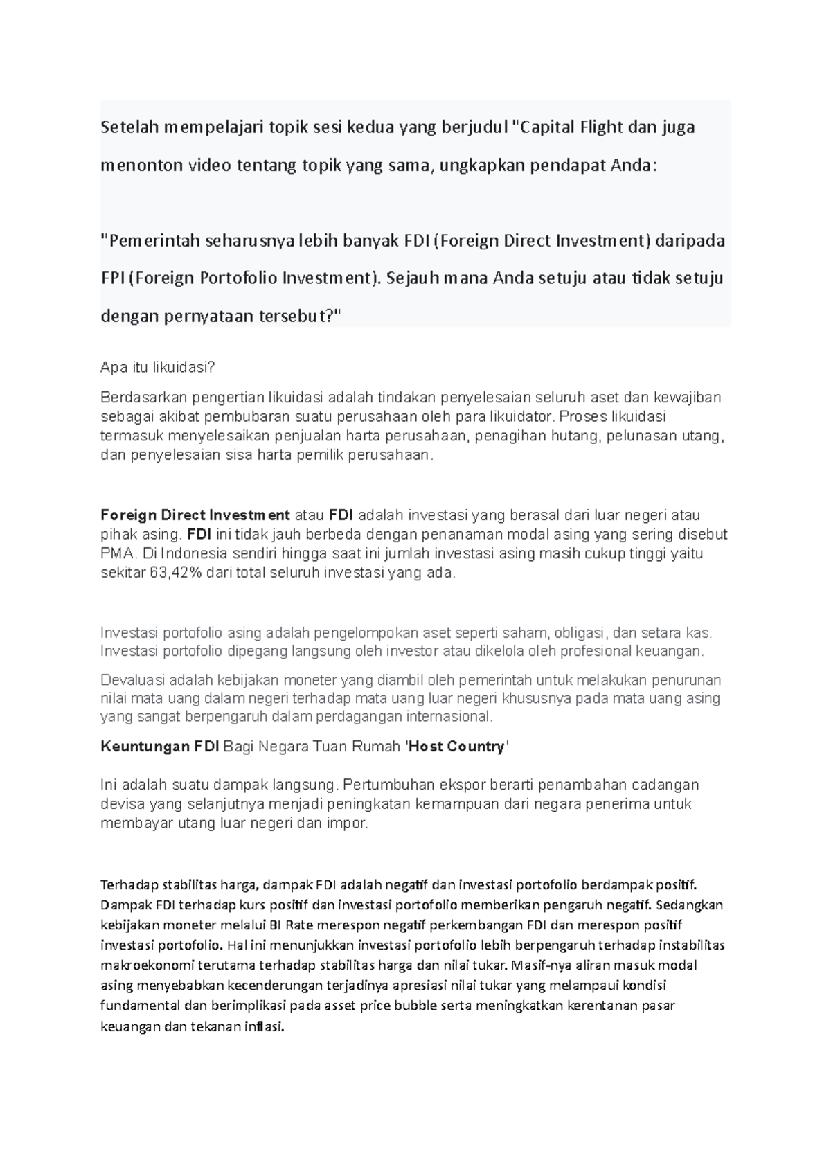 Diskusi Bahasa Inggris Niaga SESI 2 - Setelah mempelajari topik sesi kedua yang berjudul - Studocu