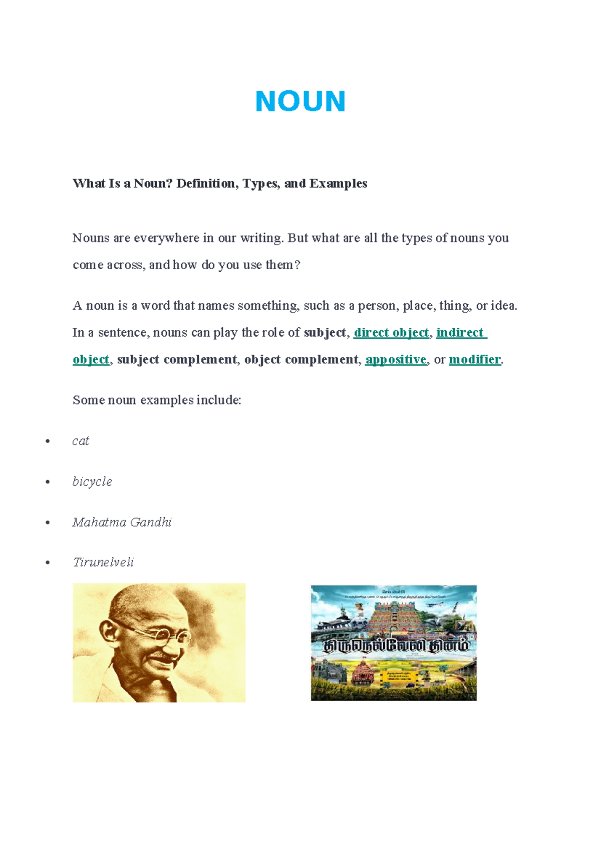 NOUN& Pronoun - nill - NOUN What Is a Noun? Definition, Types, and ...