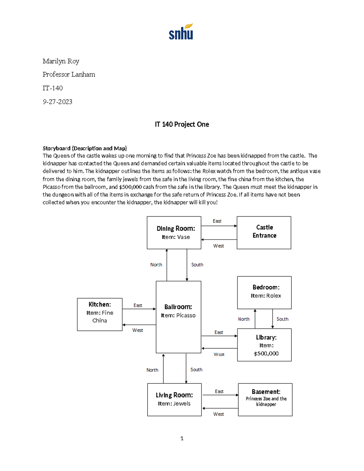 IT 140 Project one - Marilyn Roy Professor Lanham IT- 9-27- IT 140 ...