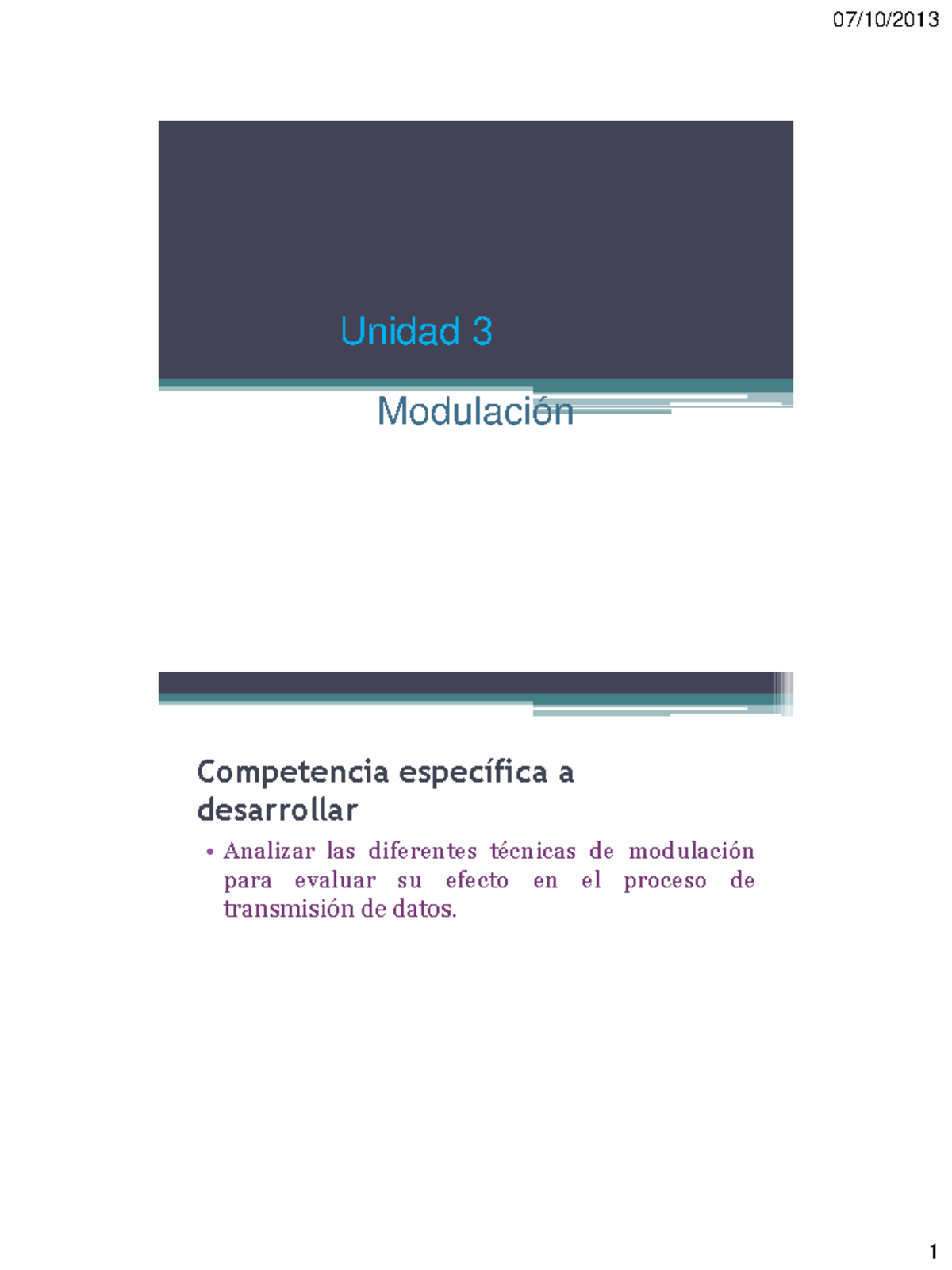 U3-FT - Esta es la Unidad 3 - Modulación Unidad 3 Competencia ...