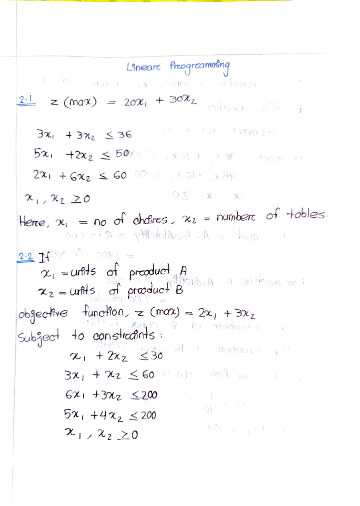 Operation research assignment - Studocu