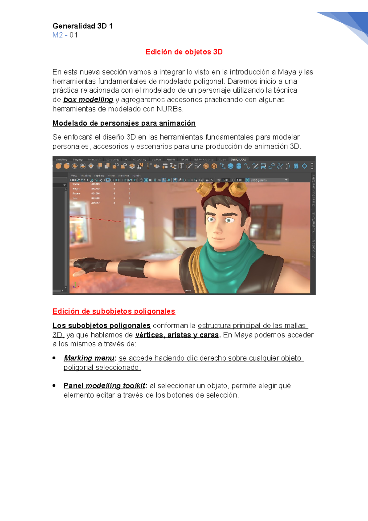 01-Edición de objetos 3D - M2 - 01 Edición de objetos 3D En esta nueva ...