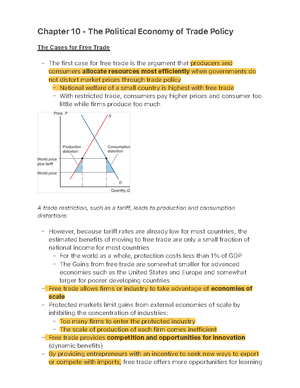 Chapter 6 - The Standard Trade Model - – – – – – – – – – – Chapter 6 ...