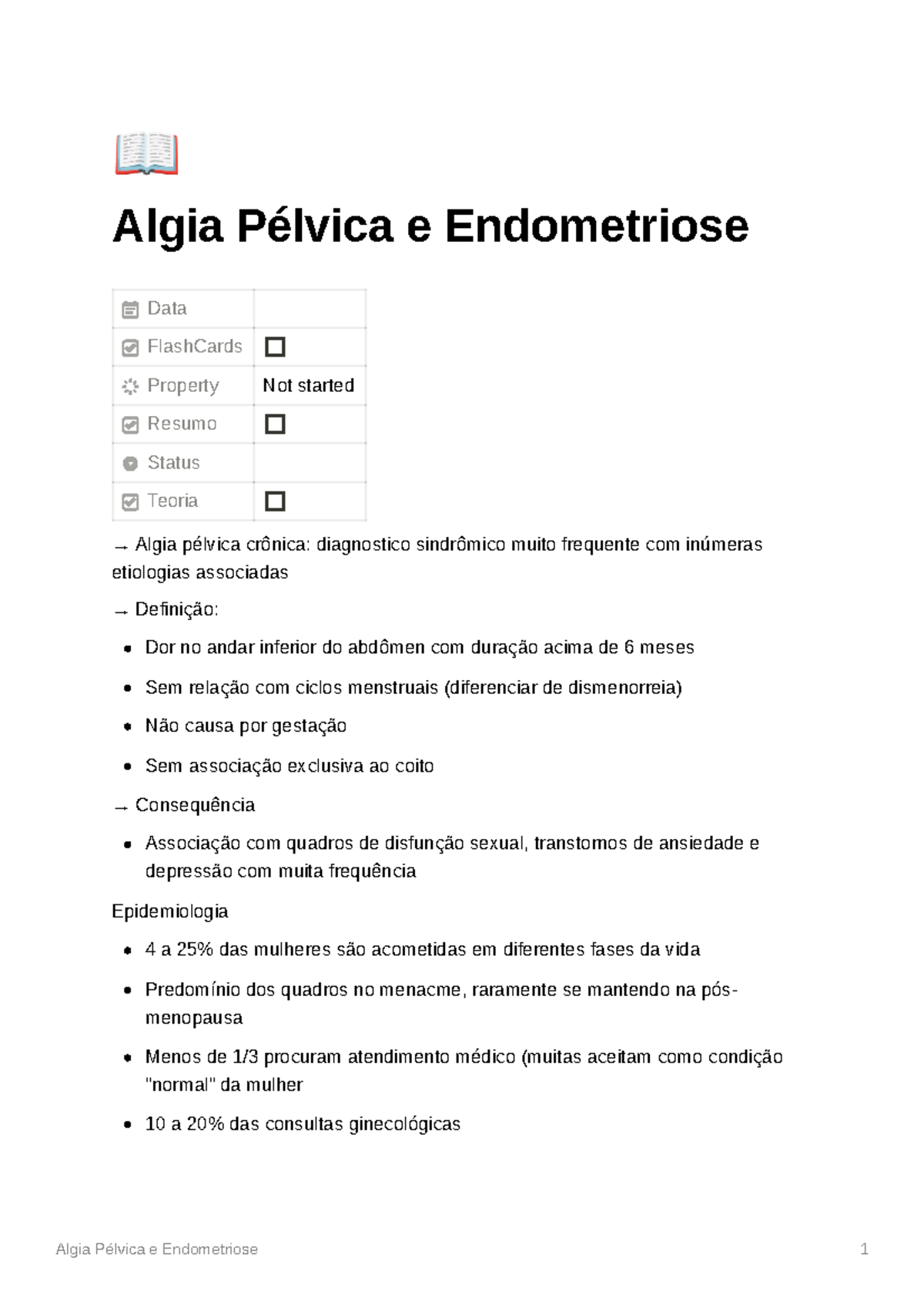 Algia Plvica e Endometriose - Ä Algia Pélvica e Endometriose Data ...