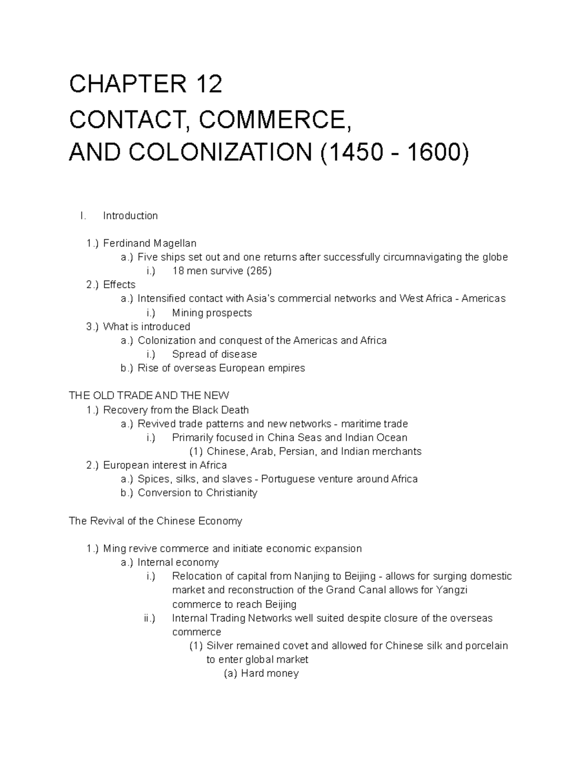 WTWA Chapter 12 - Summary Worlds Together Worlds Apart - CHAPTER 12 ...